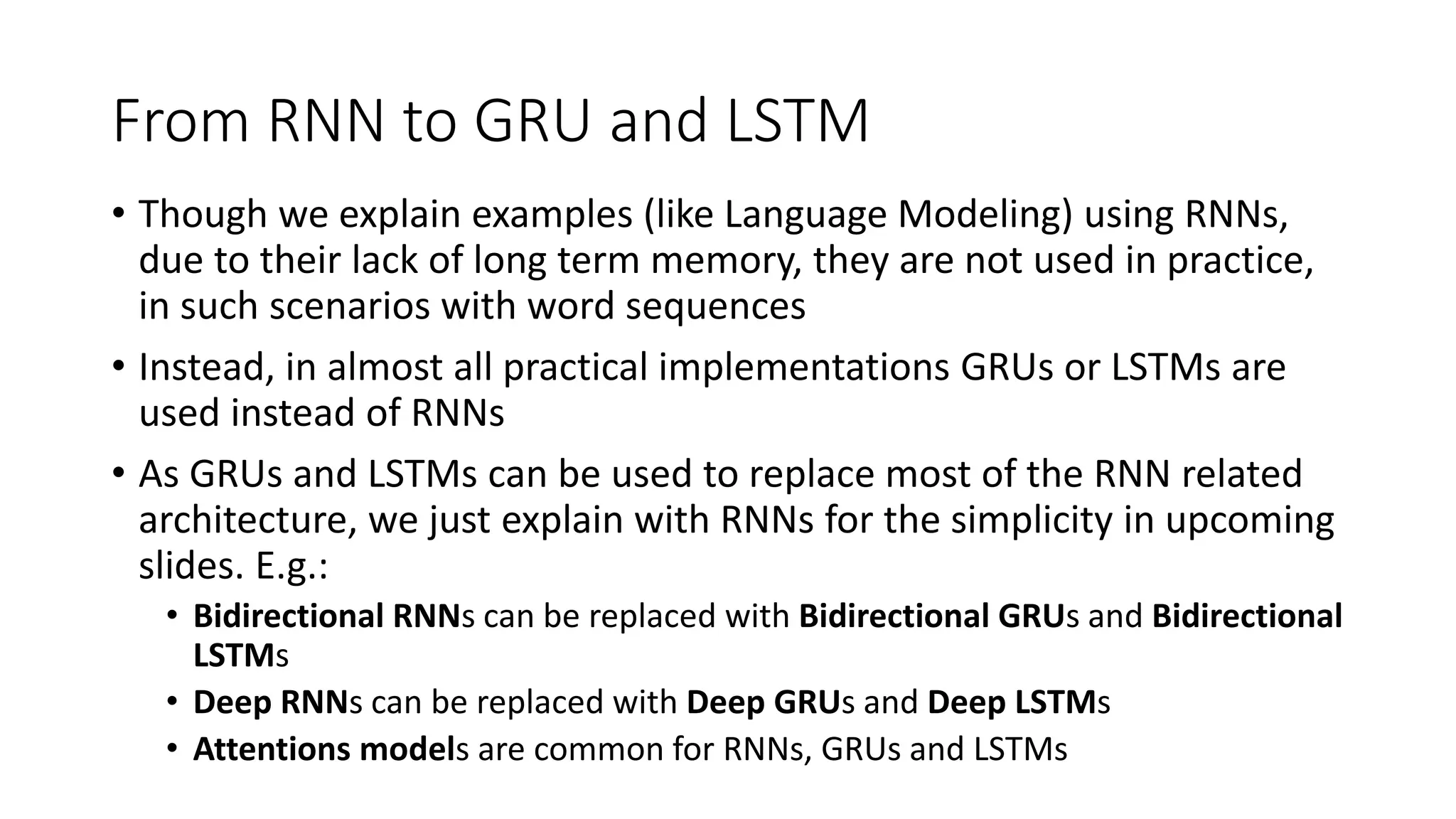 Lecture 9 - Deep Sequence Models, Learn Recurrent Neural Networks (RNN ... Lecture 9 - Deep Sequence Models, Learn Recurrent Neural Networks (RNN ...