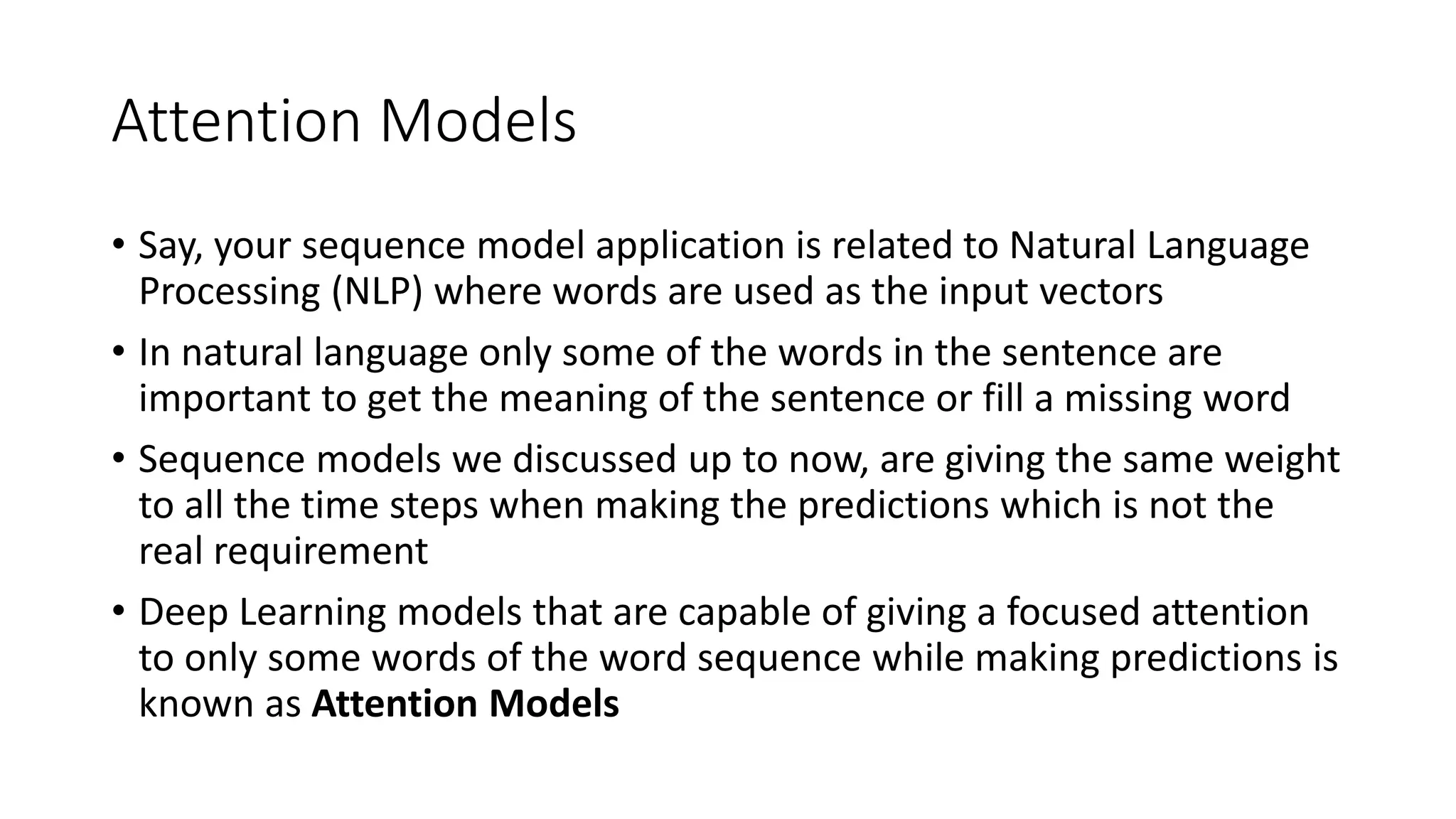 Lecture 9 - Deep Sequence Models, Learn Recurrent Neural Networks (RNN ... Lecture 9 - Deep Sequence Models, Learn Recurrent Neural Networks (RNN ...