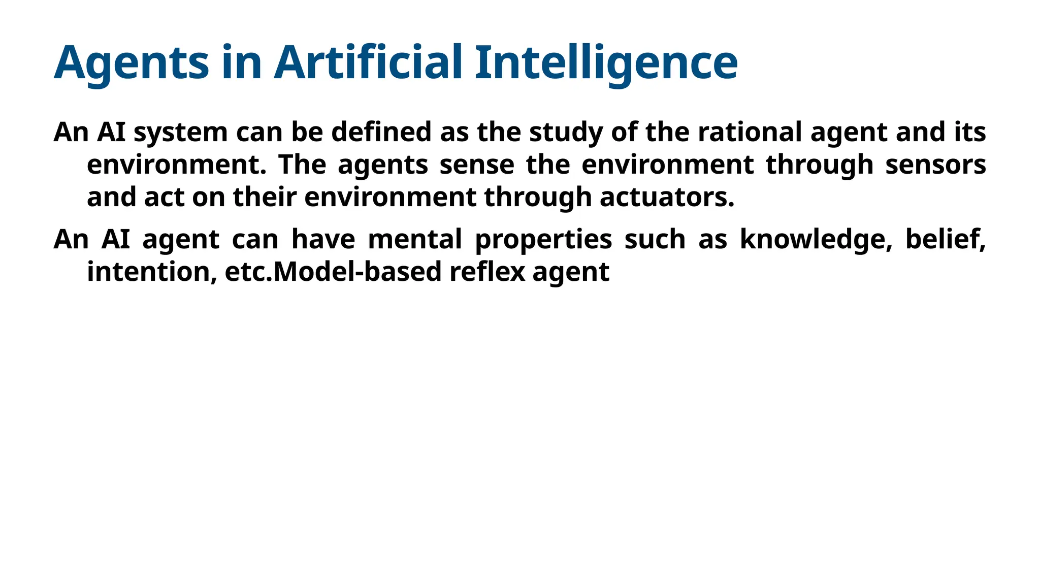 lec 9.pptx ai machine learning agents Ai | PPTX