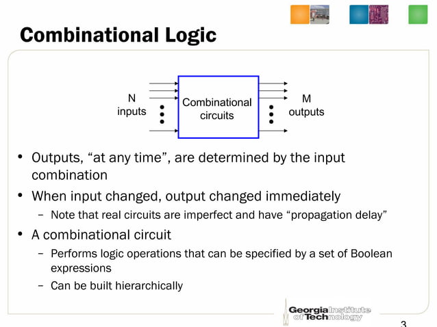 Lec9 Intro to Computer Engineering by Hsien-Hsin Sean Lee Georgia Tech -- Combinational Logic | PPT