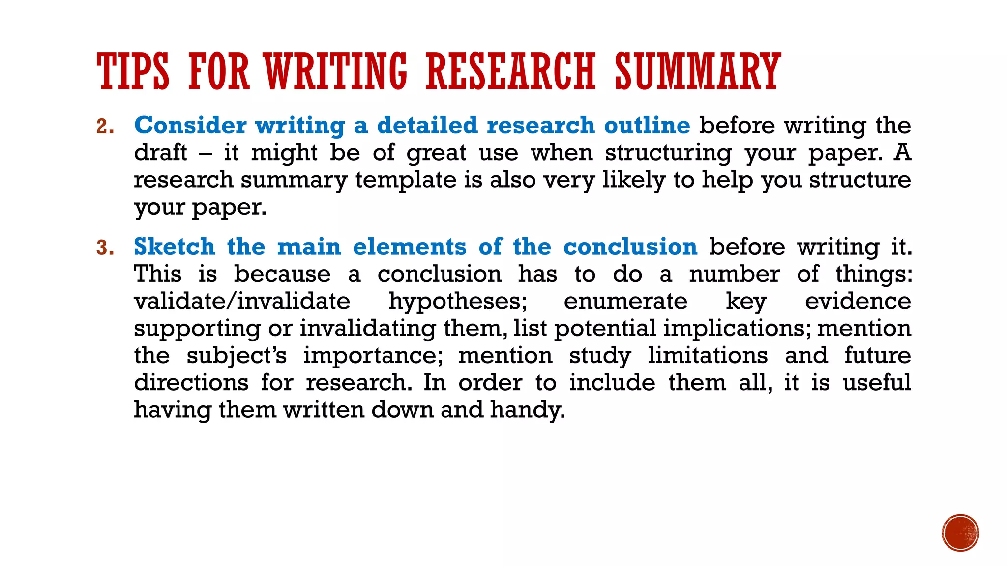 Research Summary | PDF