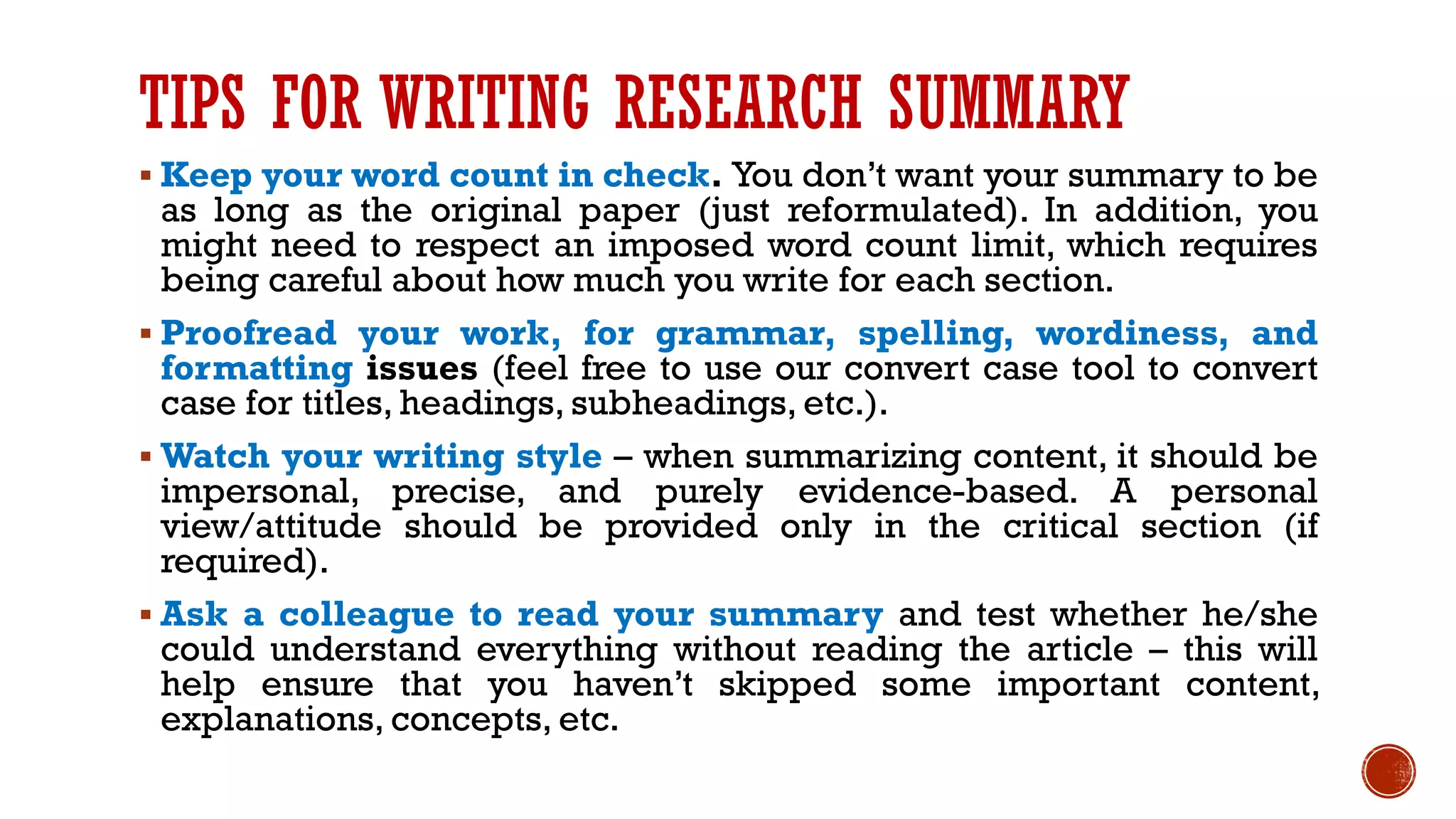 Research Summary | PDF