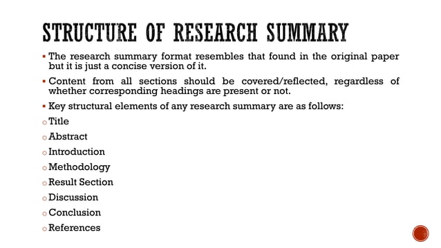 Research Summary | PDF