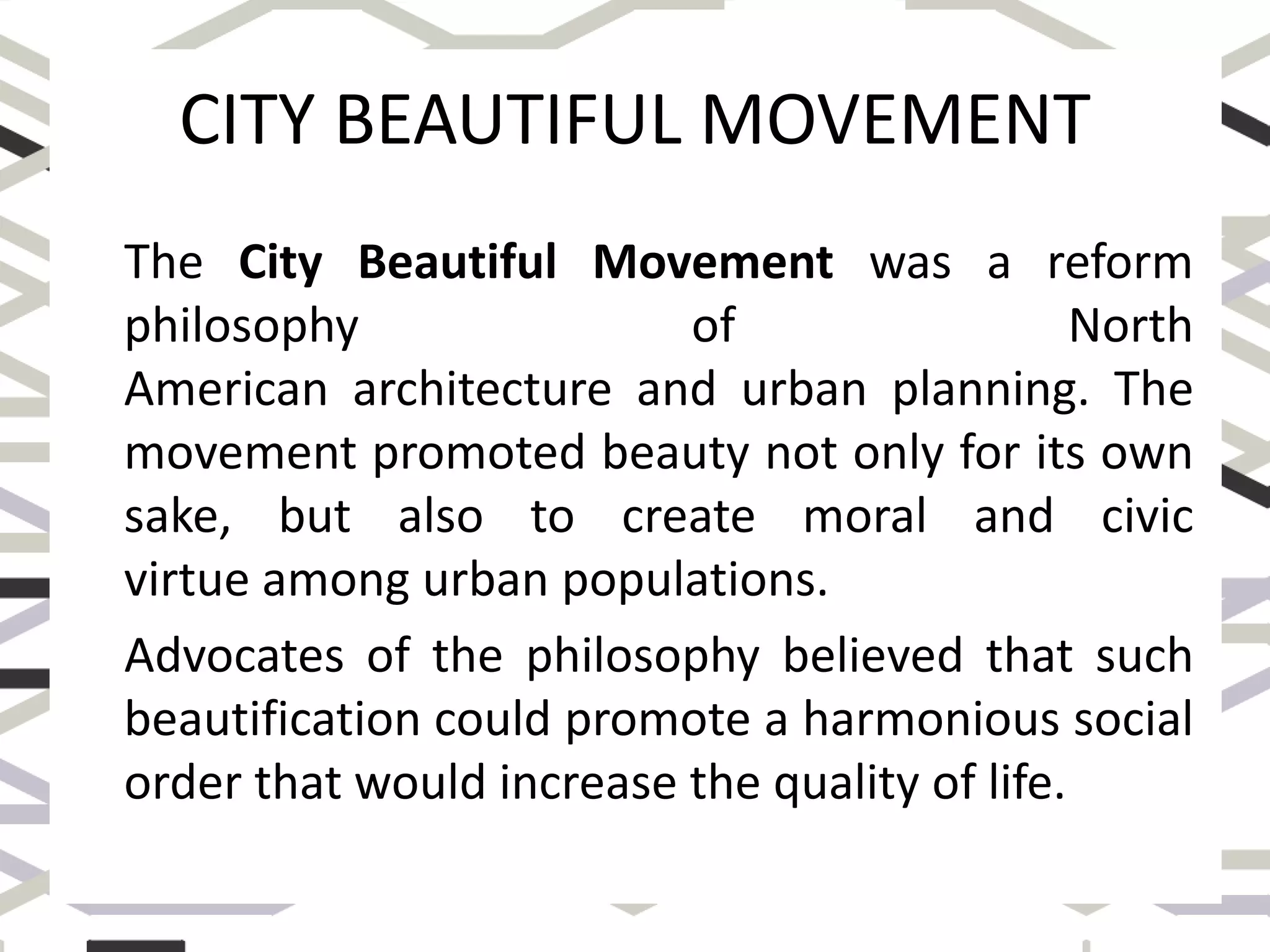 Lec 9 architectural theories and movements | PPTX