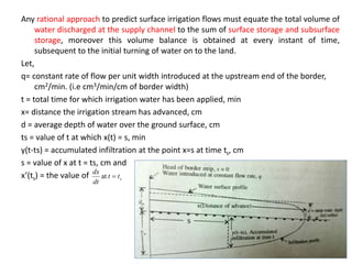 Lec 9 Border irrigation – Design and hydraulics.ppt
