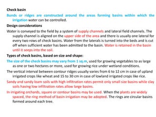 Lec 9 Border irrigation – Design and hydraulics.ppt