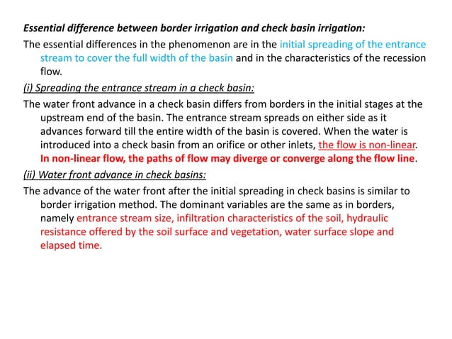 Lec 9 Border irrigation – Design and hydraulics.ppt