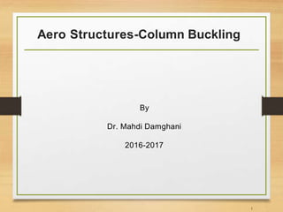 Aero Structures-Column Buckling Analysis | PPT