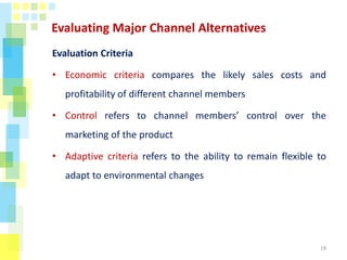 Delivering Value: Designing & Managing Integrated Marketing Channels | PPTX