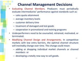 Delivering Value: Designing & Managing Integrated Marketing Channels | PPTX