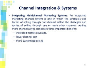 Delivering Value: Designing & Managing Integrated Marketing Channels | PPTX