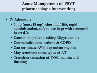 Lec 9 narrow complex wide complex tachycardia for mohs | PPT