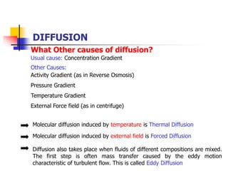 Lec9_Principles of Diffusion and Mass Transfer.ppt | Chemistry | Science