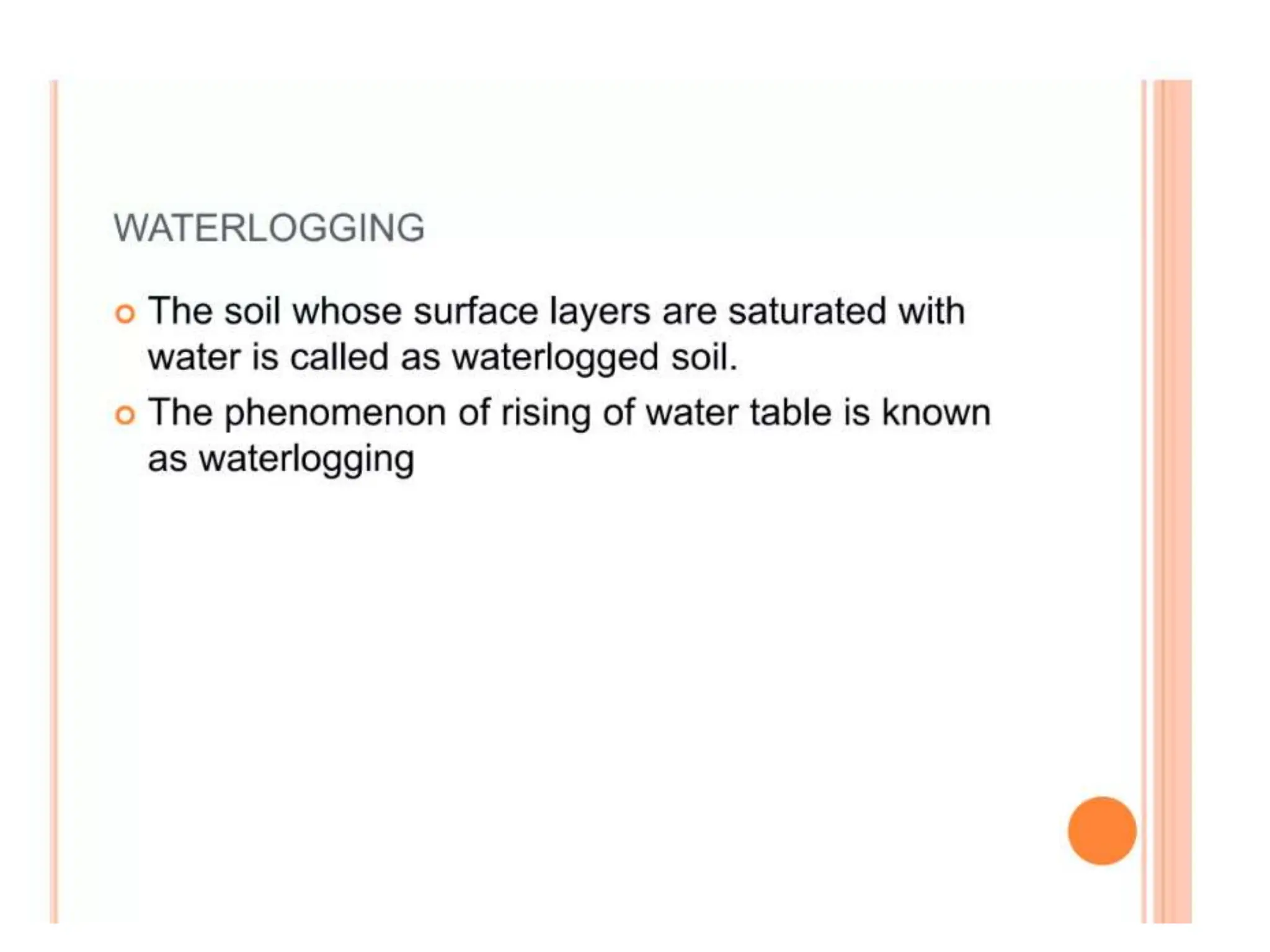Waterlogging and Submergence stresses in plants | PPTX