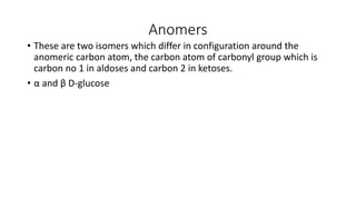 Lec carbohydrates 4 10 | PPTX