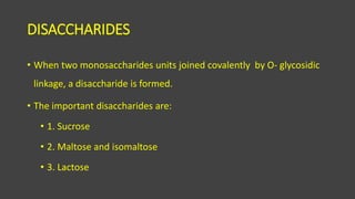 disaccharides | PPTX