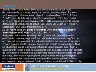 Lección 10 Los dos Pactos | PPTX