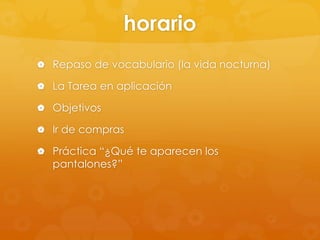 Lección 10 ir de compras | PPTX