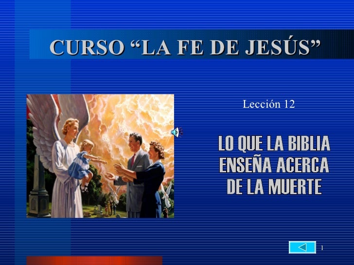 La Fe de Jesús Lección13