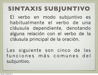 Lección 26 modo subjuntivo | PDF