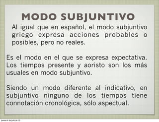 Lección 26 modo subjuntivo | PDF