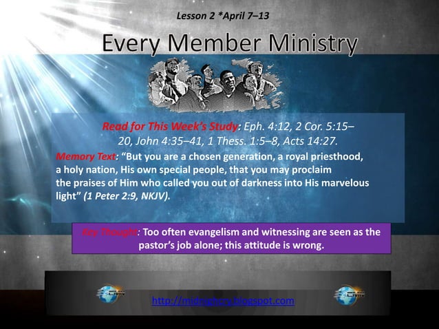 Lesson 02 Every Member Ministry | PPT