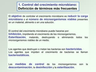 Lección 6. Control del crecimiento microbiano (grupo B).ppt