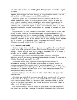 Lección 6 - Los Hechos del Espíritu Santo en y a través de la Iglesia ...