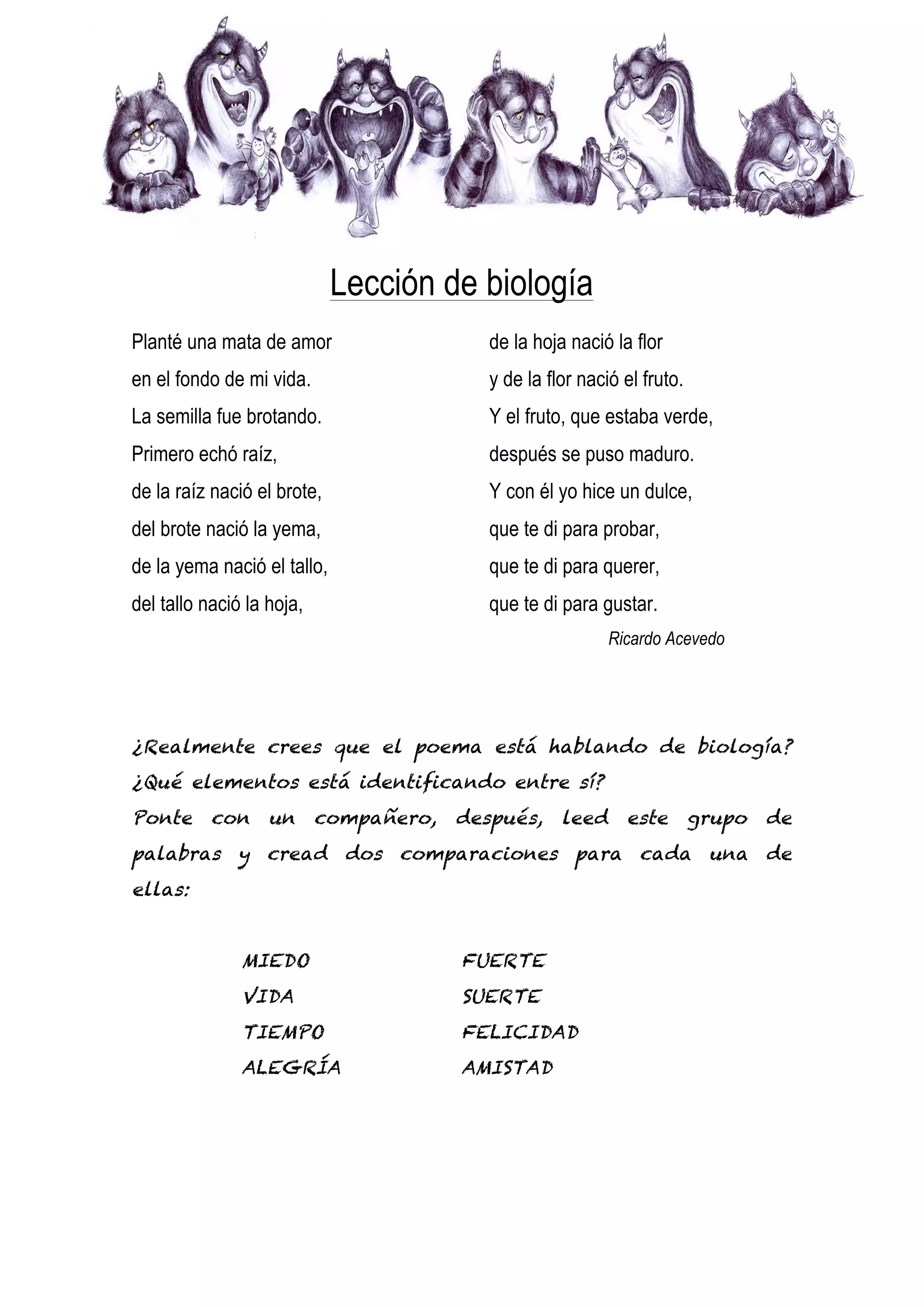Lección de biología | PDF