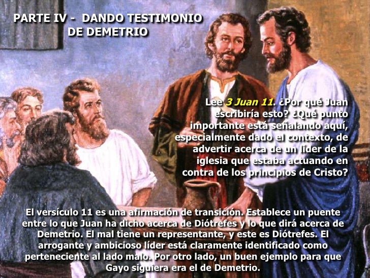 EL RETORNO DEL REY JESÚS: 3 JUAN 1 07-07-2016Buen testimonio acerca de ...