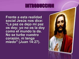 Leccion 4 El Fruto Del Espiritu Es Paz Apc | PPT