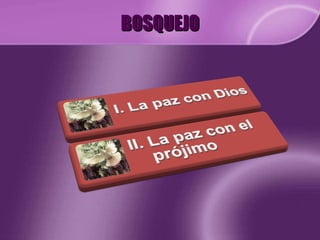 Leccion 4 El Fruto Del Espiritu Es Paz Apc | PPT