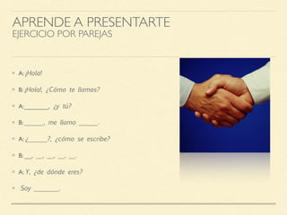 Lección 0, mi primera clase de español | PDF