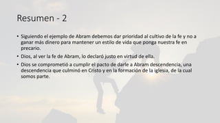 Lección 5 - Pacto de Dios con Abram | PDF