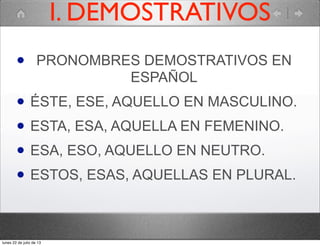 Lección 16 pronombres demostrativos | PDF