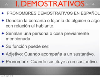 Lección 16 pronombres demostrativos | PDF