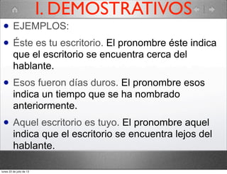 Lección 16 pronombres demostrativos | PDF
