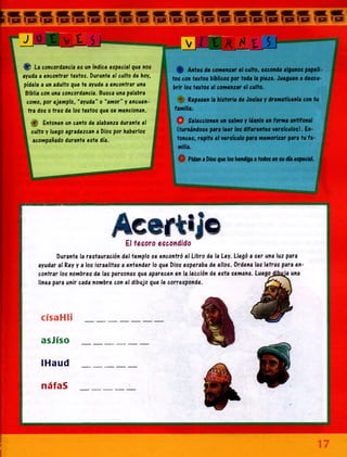 Leccion 3 | Primarios | El tesoro escondido | Escuela Sabática Menores ...