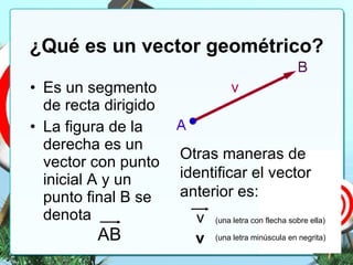 Lección 4.1 Vectores: Conceptos Básicos CeL | PPT