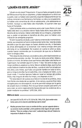 Joven | Lección 9 | Jesús, el gran Maestro | Escuela Sabática | PDF