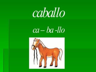 Leccion Caballo[1] | PPT