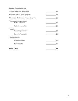 Leccion comunicacion oral | DOC