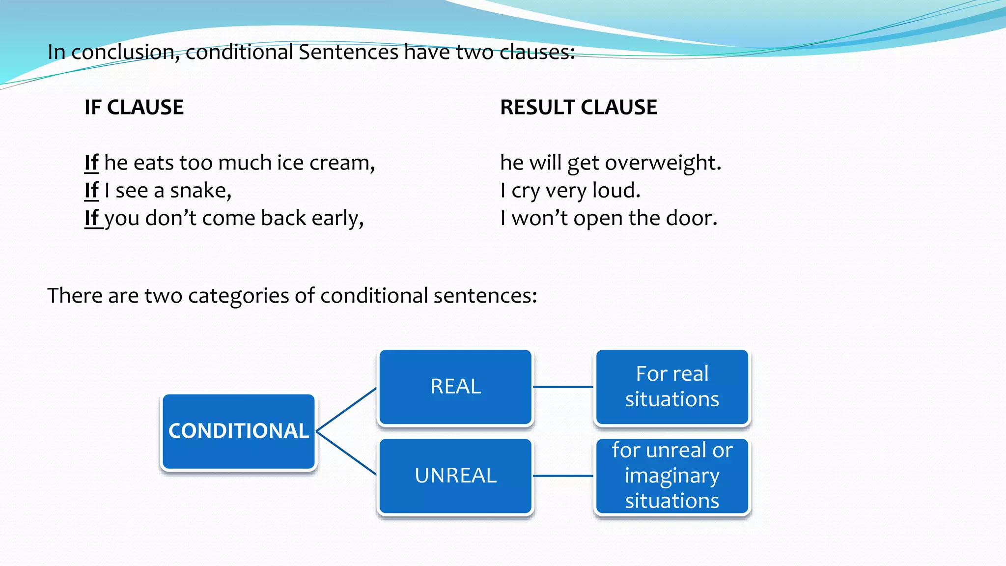 Leccion Condicionales ppt | PPTX