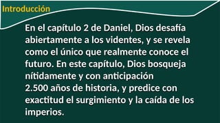 daniel libro sagrado de la inspiracion biblica | PPTX