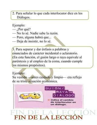 Leccion de rayas y comillas[1] | DOCX