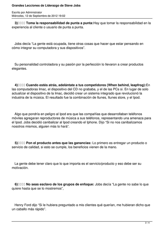 Lecciones de liderazgo | PDF | Descarga Gratuita Lecciones de liderazgo | PDF | Descarga Gratuita