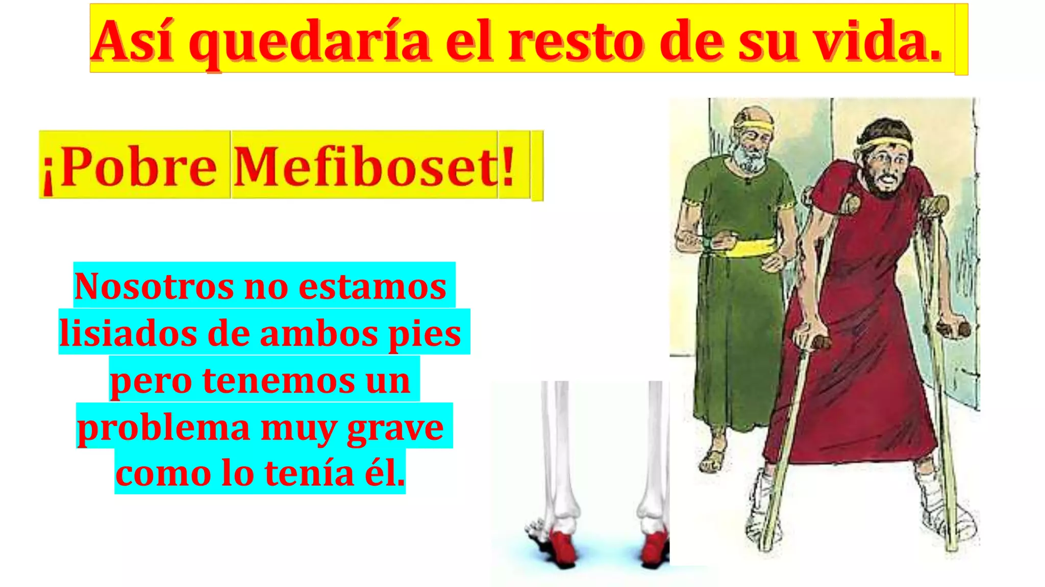 Leccion infantil no 2 mefiboset | PPTX