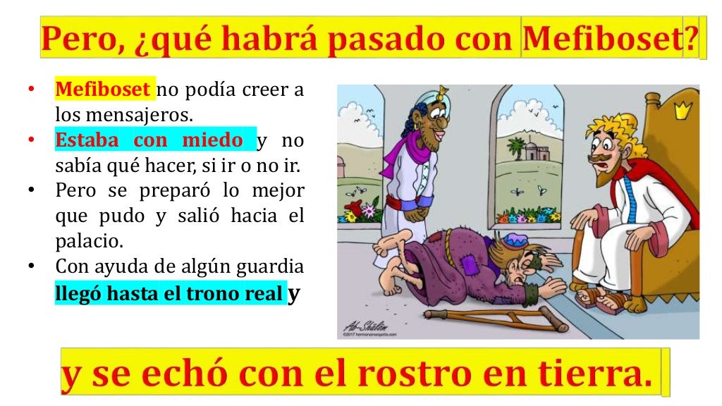 Leccion infantil no 2 mefiboset