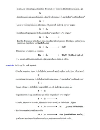 Leccion numero 4 compuestos inorganicos(1) ariel | DOCX