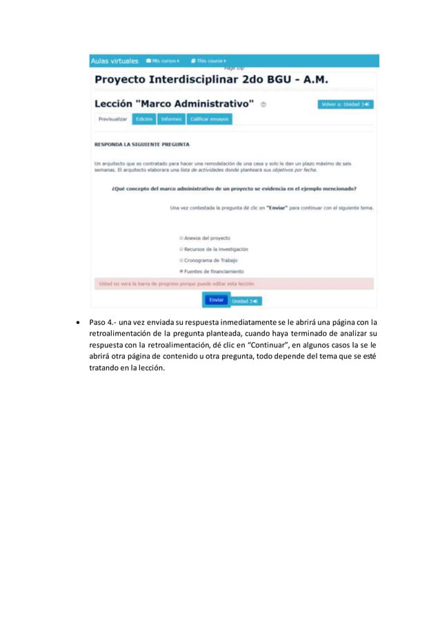 Leccion paso a paso | DOCX | Education